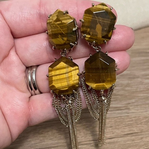 Kendra Scott | Jewelry | Kendra Scott Rare Htf Rhonda Earrings In ...